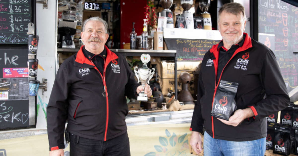Chilli Coffee receives first award after just 7 weeks in business ...